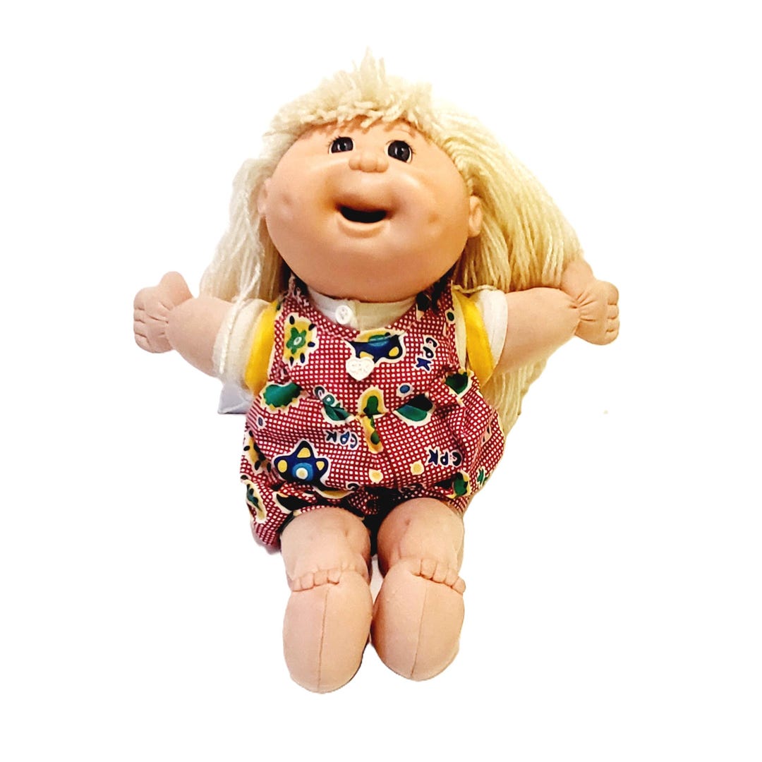 1995 Cabbage Patch Kids Snacking Doll With Backpack - Etsy