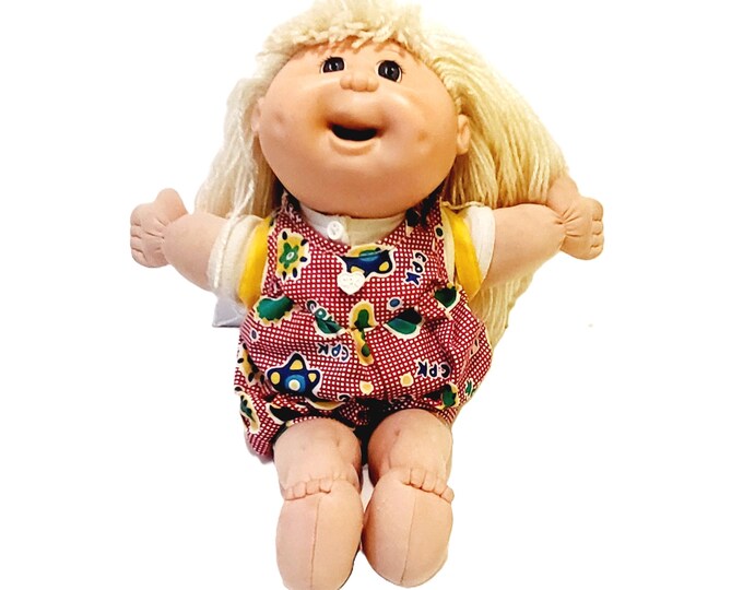 1995 Cabbage Patch Kids Snacking Doll With Backpack - Etsy