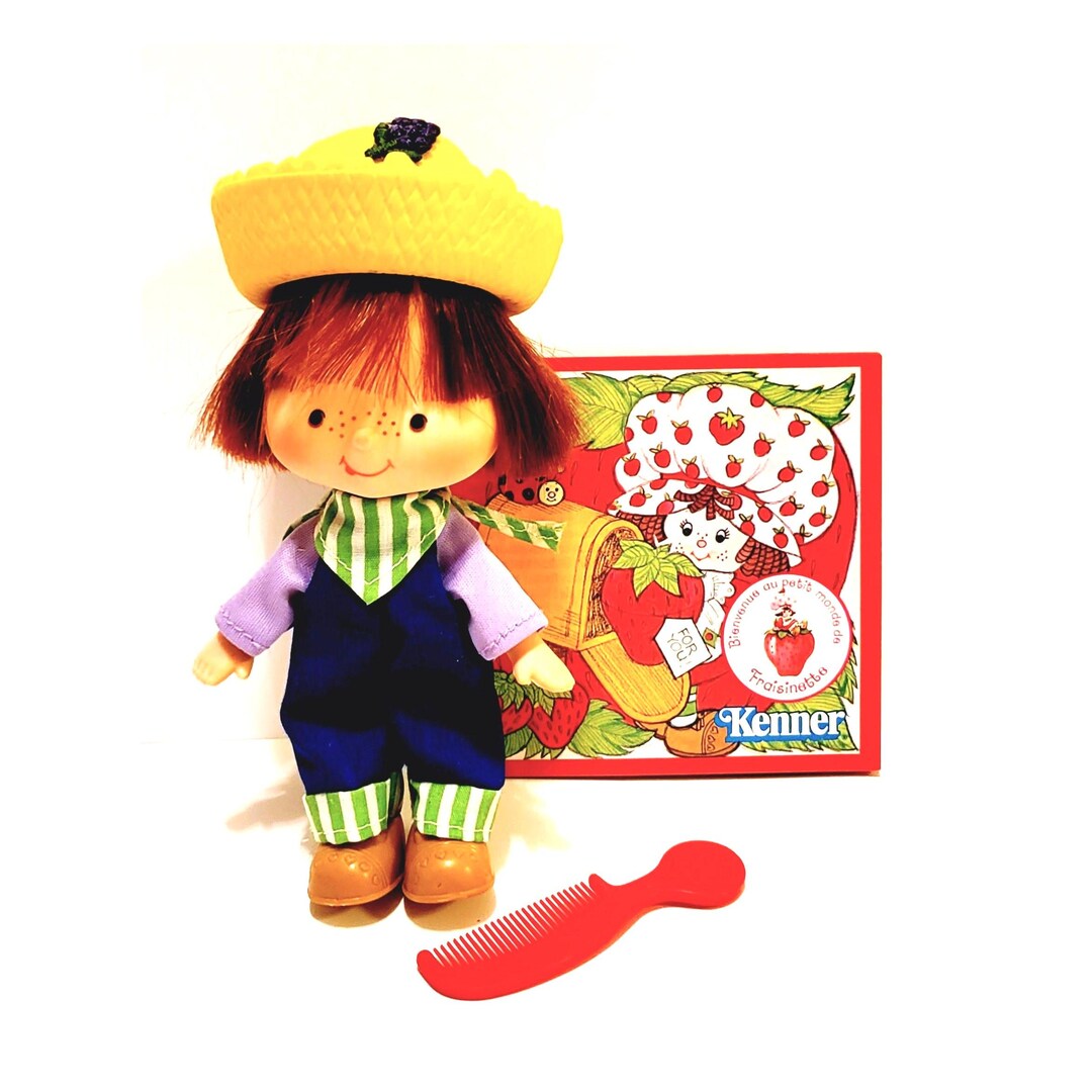 1979 Huckleberry Pie Strawberry Shortcake Doll With Comb and Book - Etsy