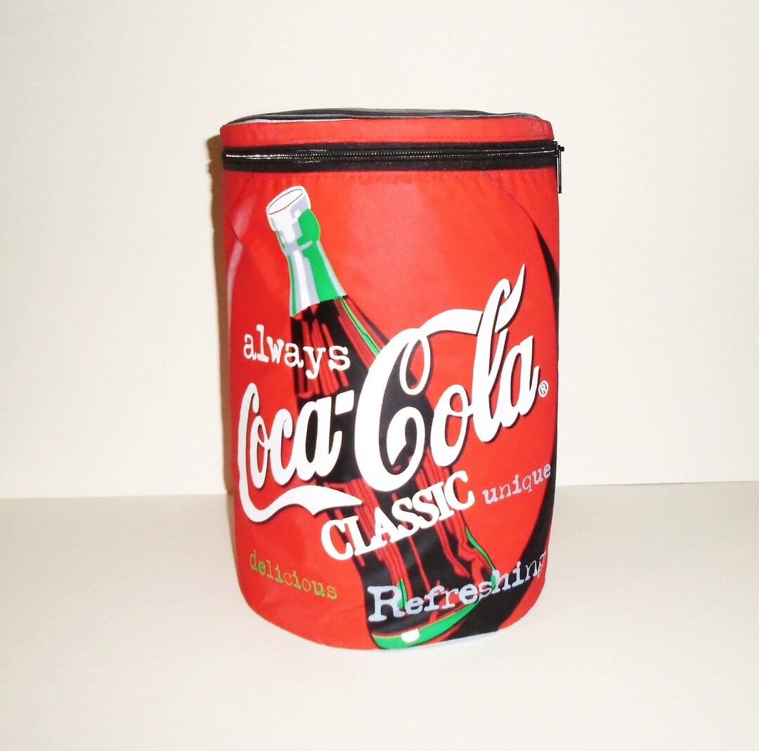90s Coca Cola Cooler Bag 12 High Coke Can Insulated Bag - Etsy