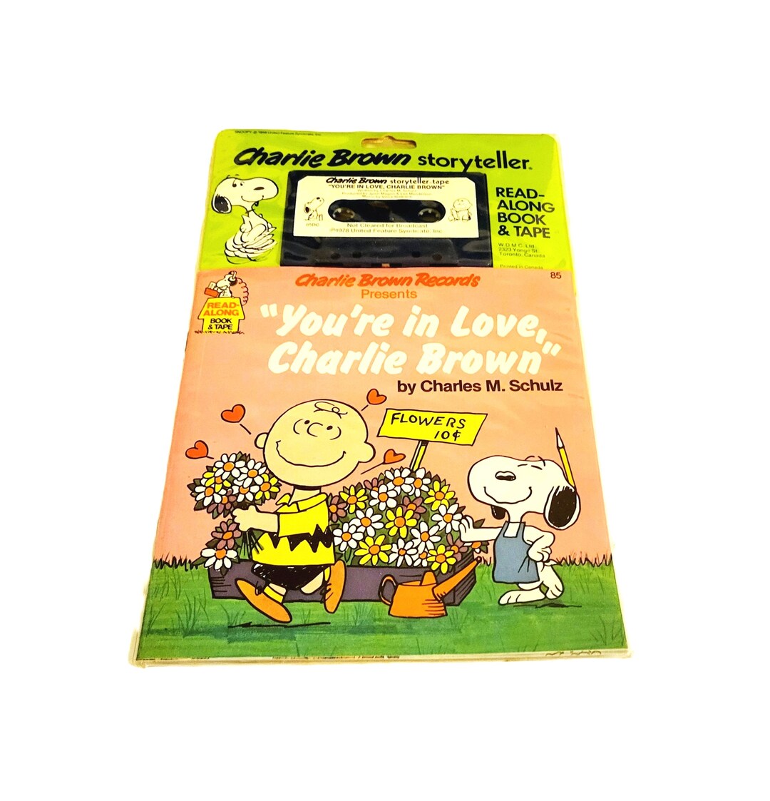 1978 You're in Love Charlie Brown Read Along Book and Cassette NIP - Etsy