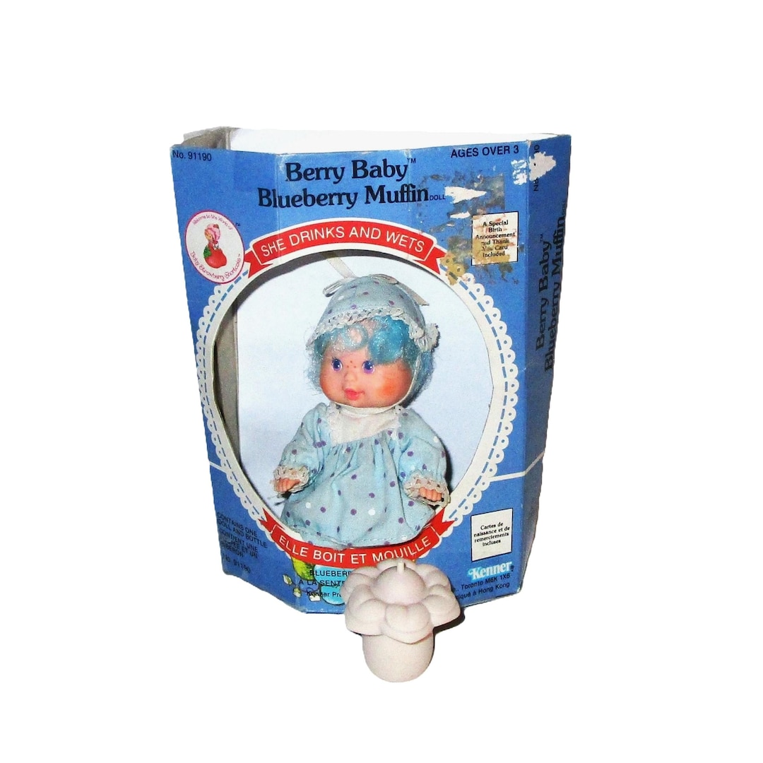 1984 Blueberry Muffin Berry Baby Strawberry Shortcake Doll With Box - Etsy