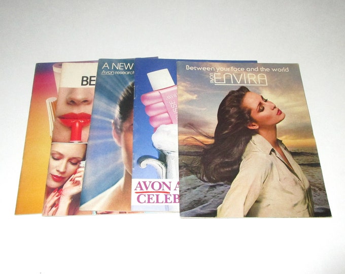 80s Avon Catalogs Vintage Avon Beauty Products 5 Brochures - Etsy