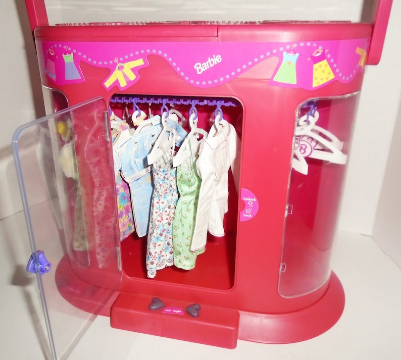 1998 Barbie Wardrobe Electronic Rotating Closet Case | Etsy