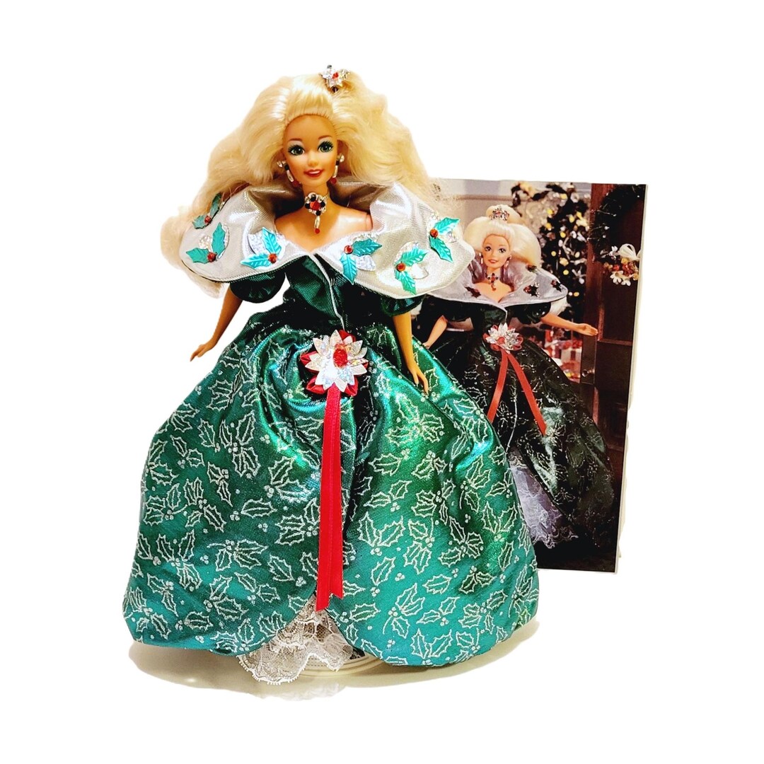 1995 Holiday Barbie Doll Number 14123 Complete With Stand - Etsy
