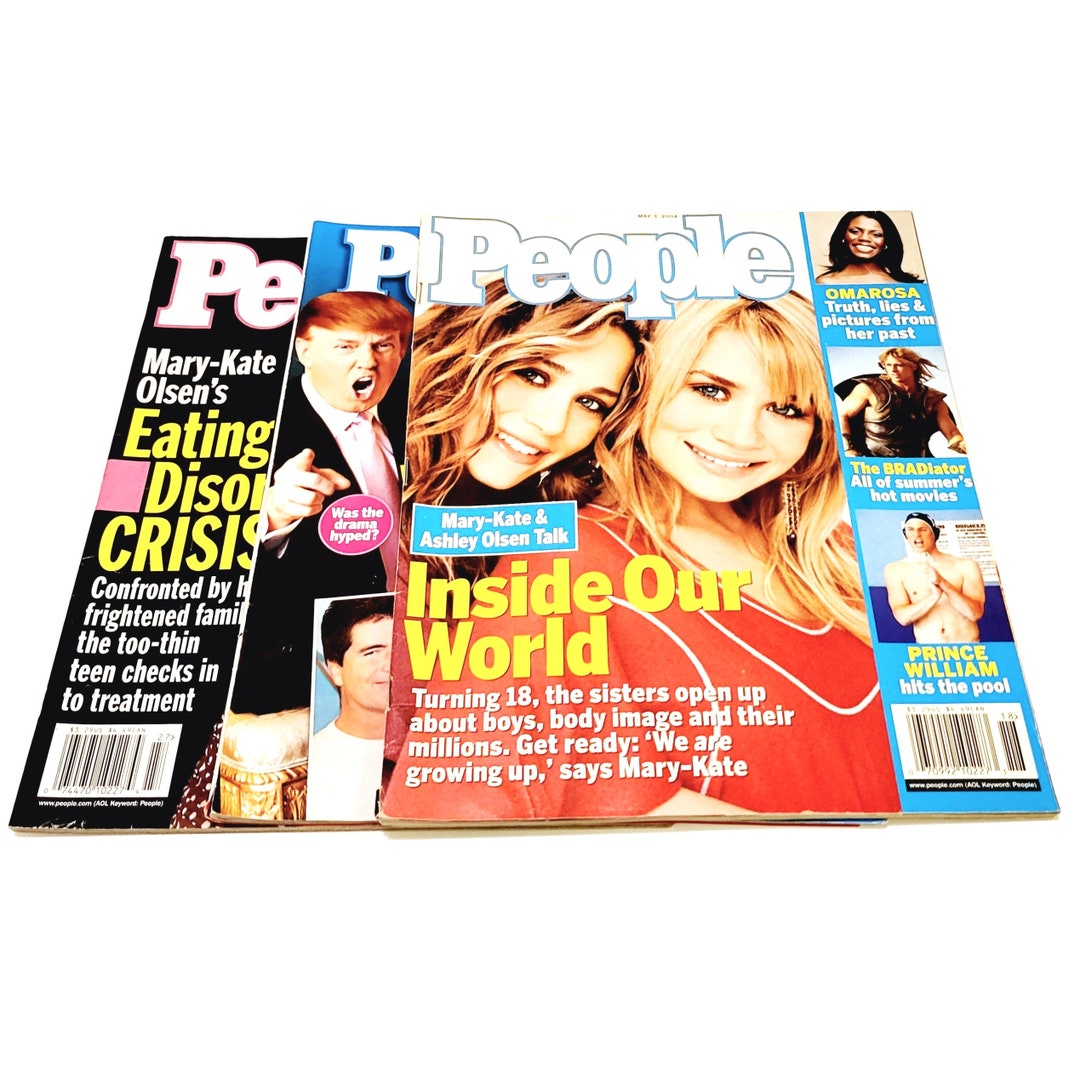 2004 People Magazines 3 Issues Olsen Twins and Reality TV Covers - Etsy