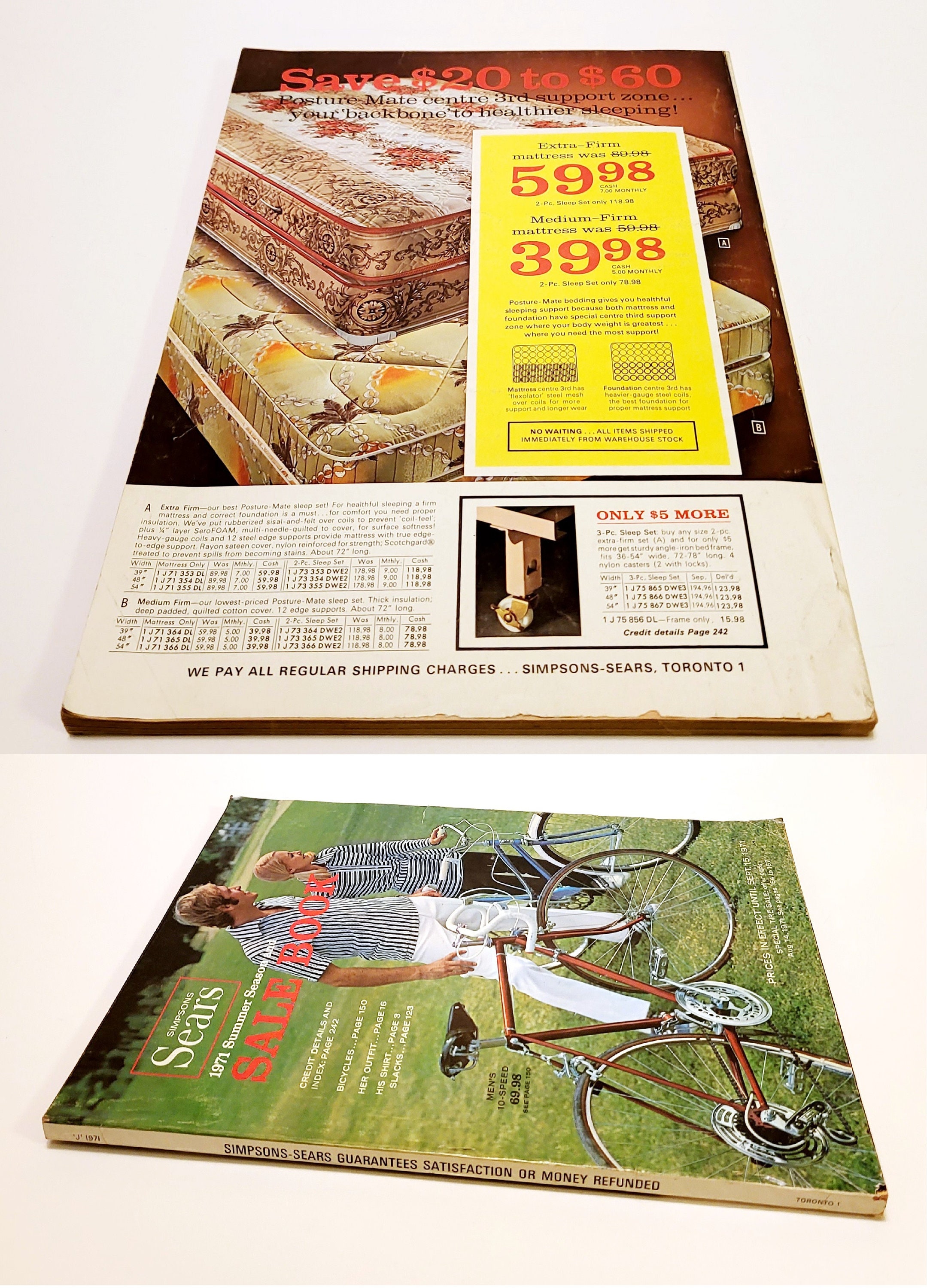 1971 Simpsons Sears Catalog Summer Sale Vintage Advertising - Etsy Canada