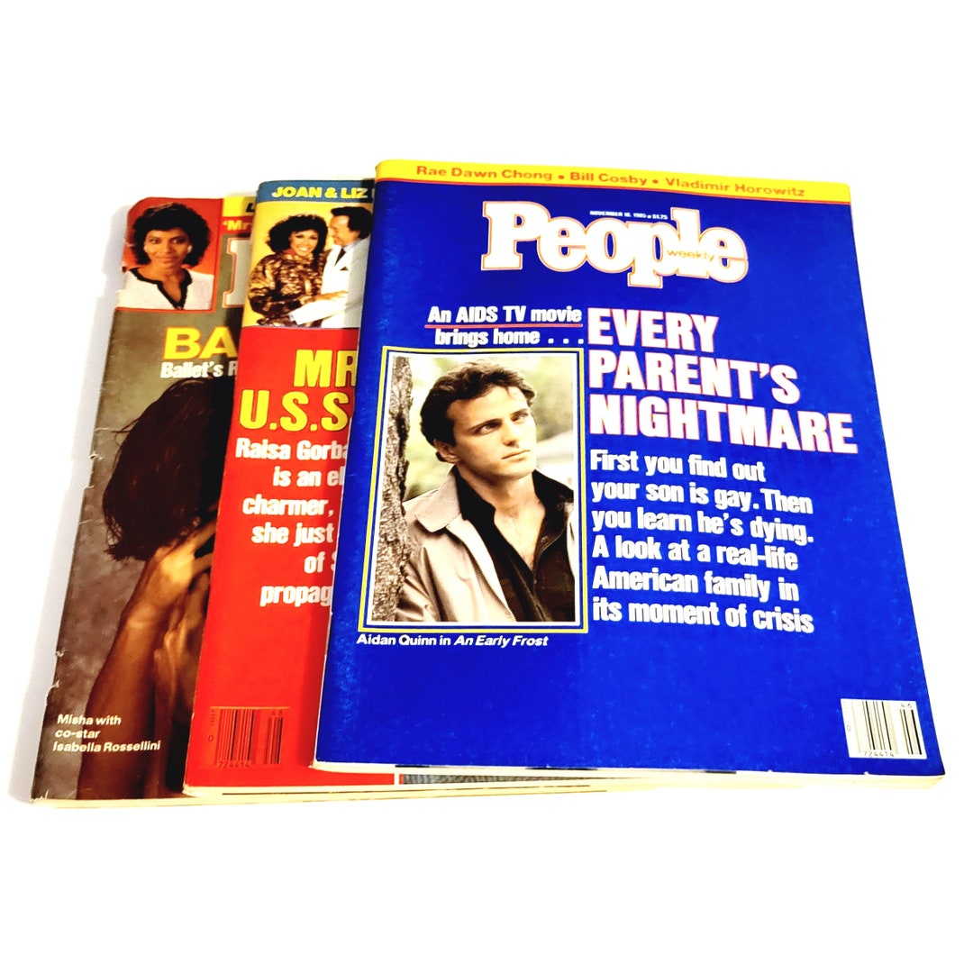 1985 People Magazines 3 Issues Baryshnikov Raisa Gorbachev Covers - Etsy