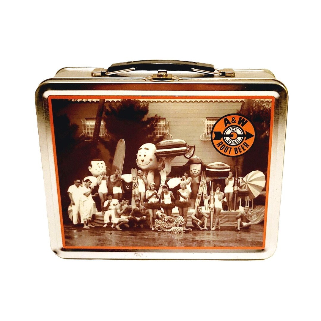 Vintage A&W Root Beer Lunchbox Collectible Unusual Image - Etsy