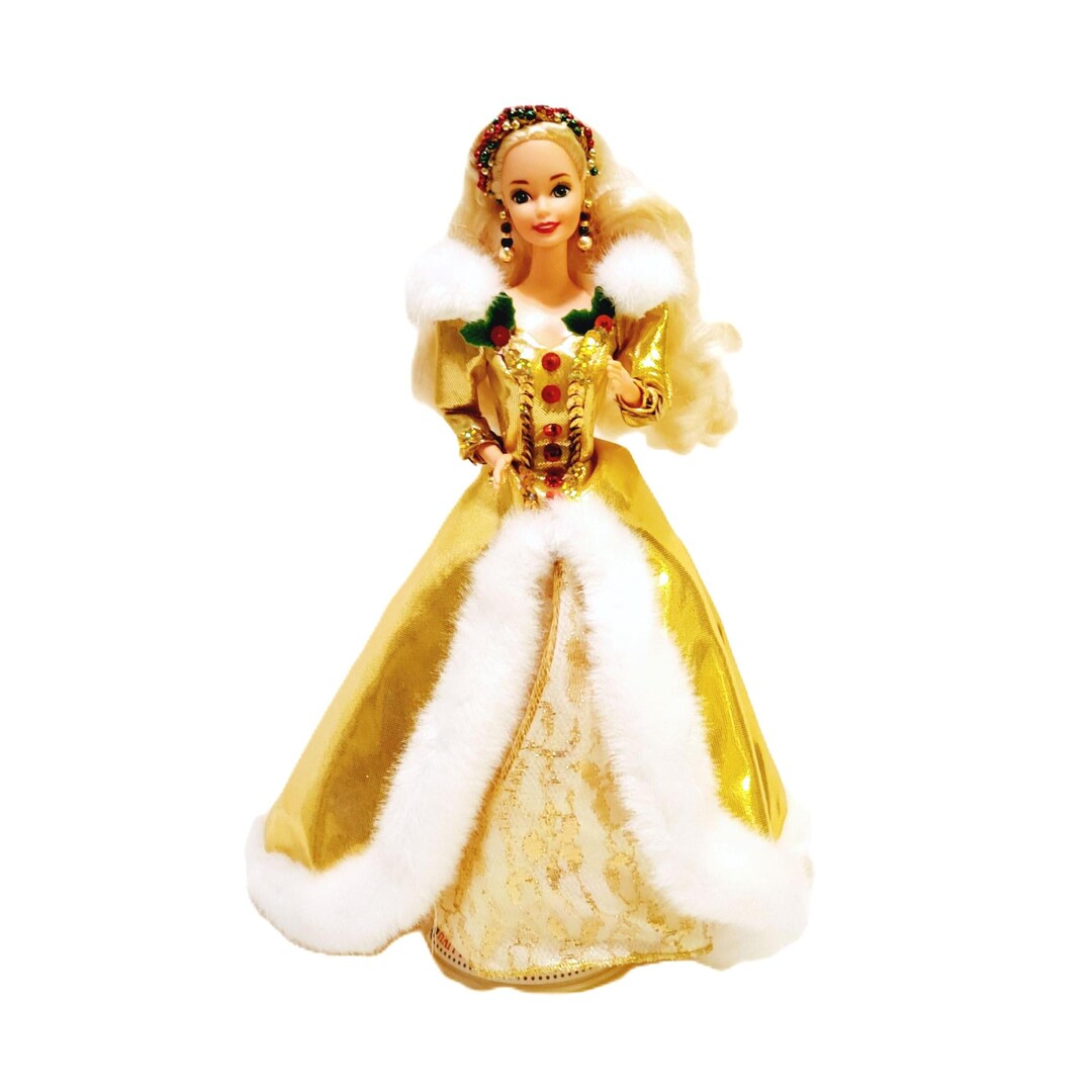 1994 Holiday Barbie Doll Number 12155 Complete With Stand - Etsy