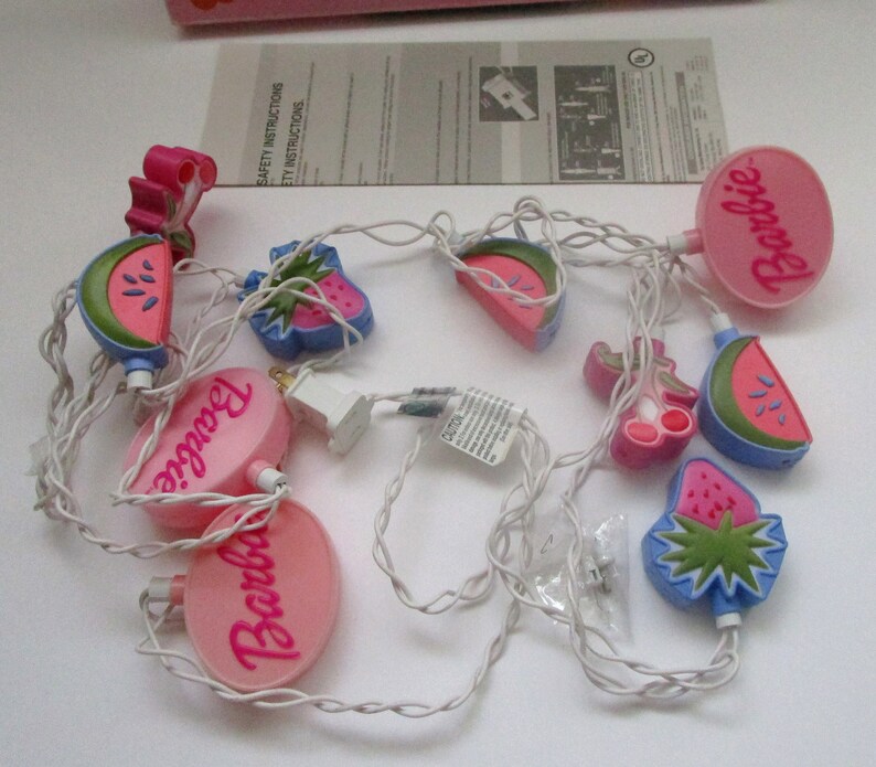 Barbie Party Lights Fruit Shapes Lifestyle String Lights Boxed - Etsy