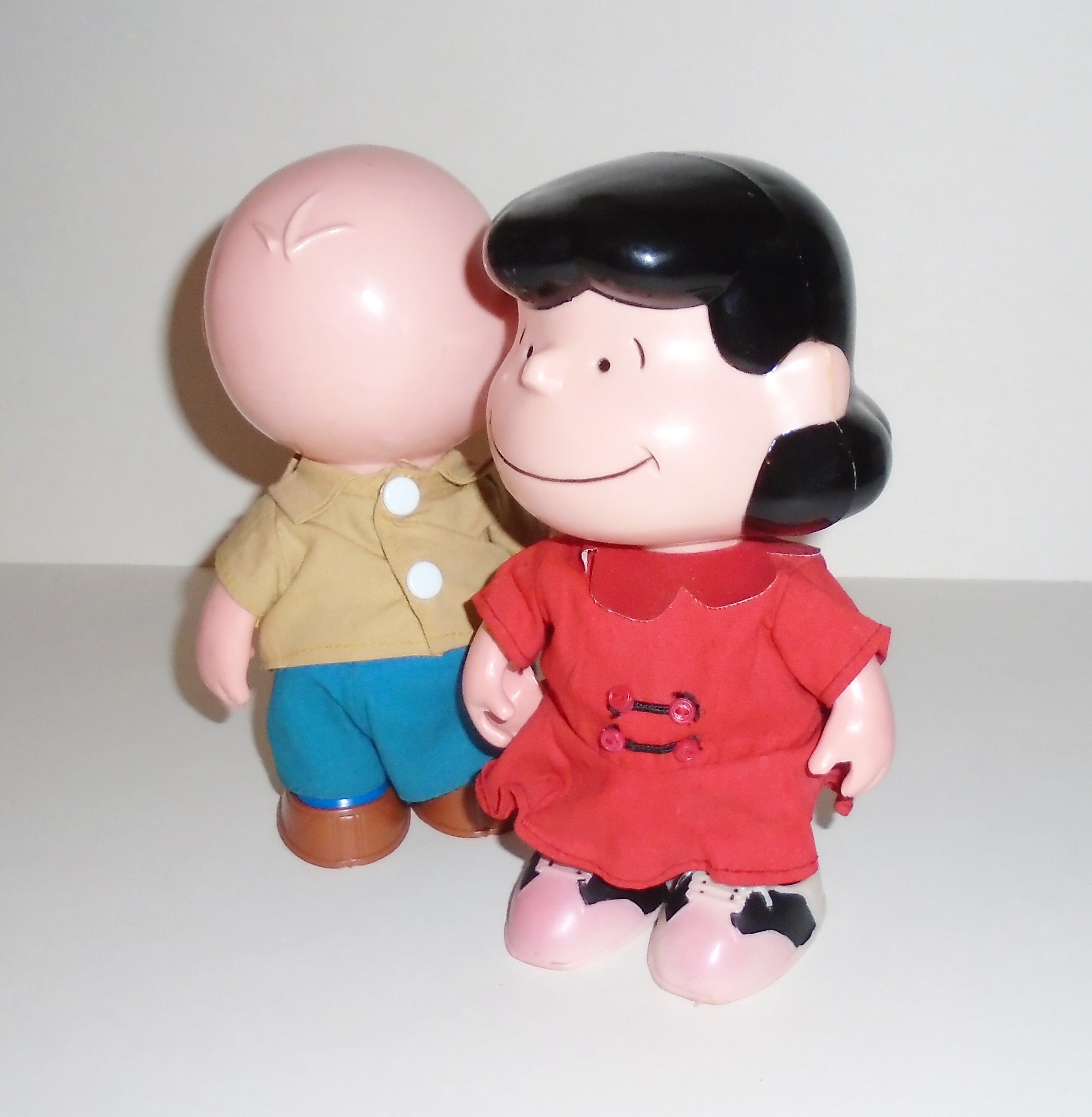 60s Peanuts Figures Charlie Brown and Lucy Pocket Dolls on - Etsy