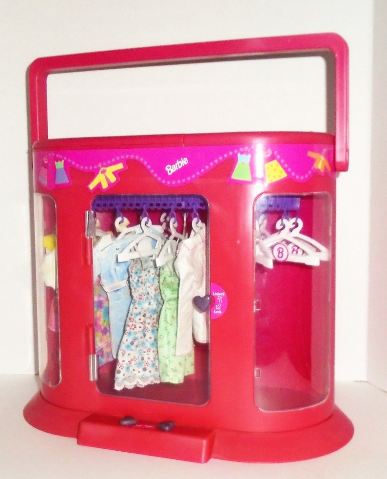 1998 Barbie Wardrobe Electronic Rotating Closet Case | Etsy