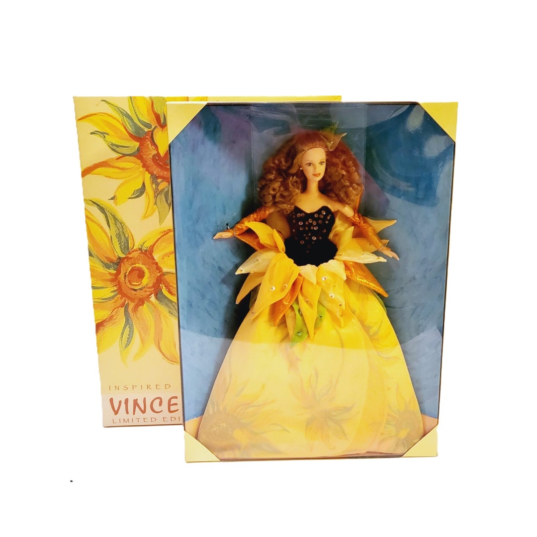 1998 Sunflower Barbie Van Gogh Doll Number 19366 NRFB - Etsy