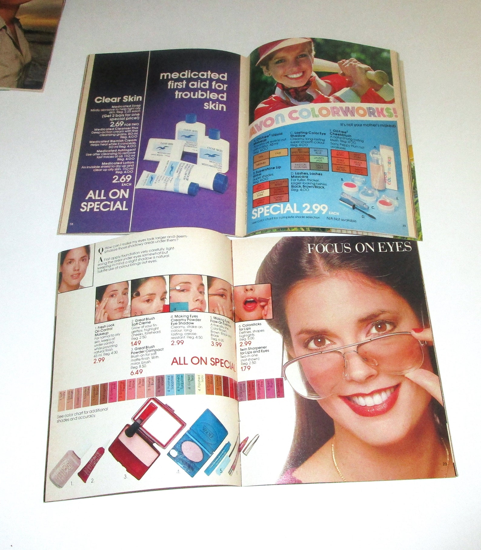 80s Avon Catalogs Vintage Avon Beauty Products 5 Brochures - Etsy
