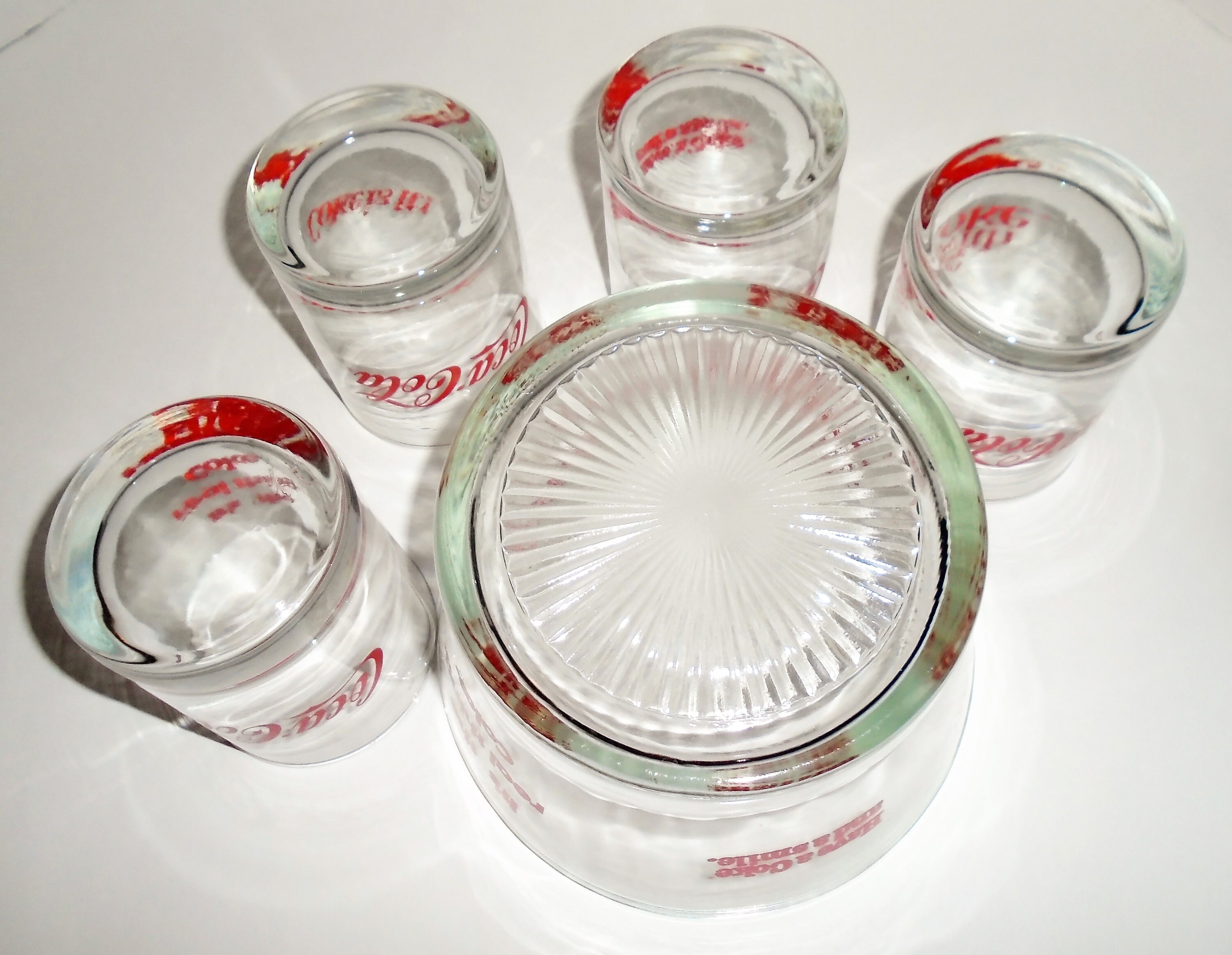 80s Coca Cola Bar Set Coke Crystal Ice Tub w Glasses NIB | Etsy