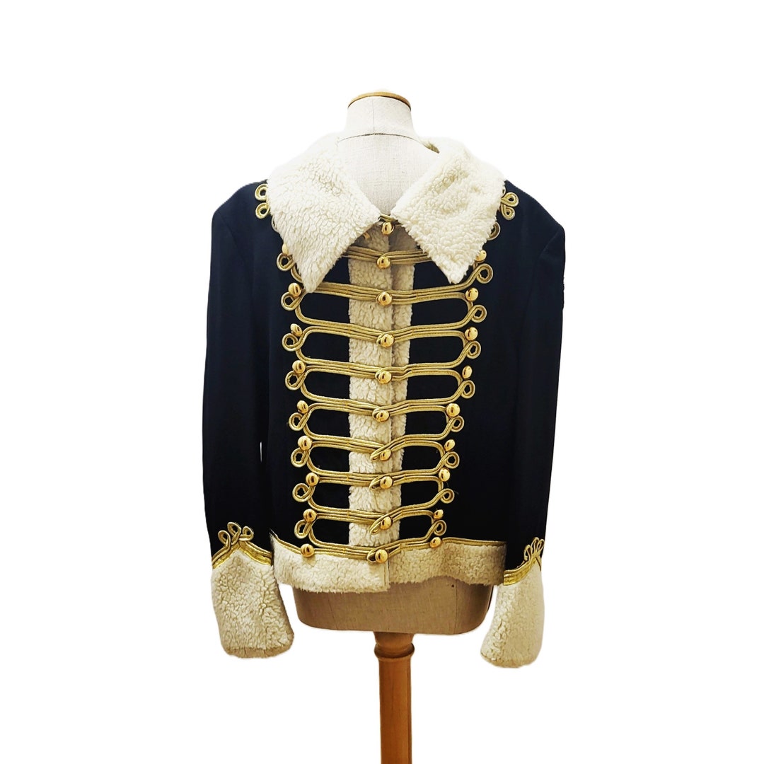 Vintage Hussar Jacket and Pants Mens Black Braided Uniform 44R 38W - Etsy