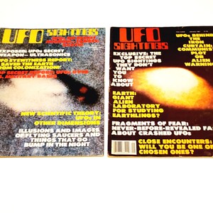 Vintage UFO Magazines 4 Issues UFO Sightings and Annuals From 1980 and ...