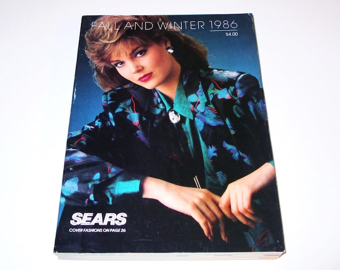 1986 Sears Catalog Fall and Winter Vintage Store Catalog - Etsy