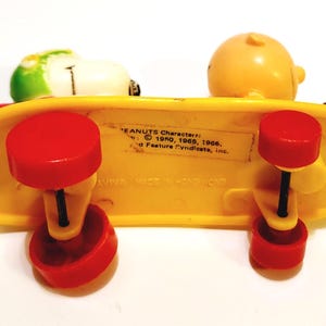 70s Snoopy Skateboard Toys Vintage Peanuts 2pc - Etsy