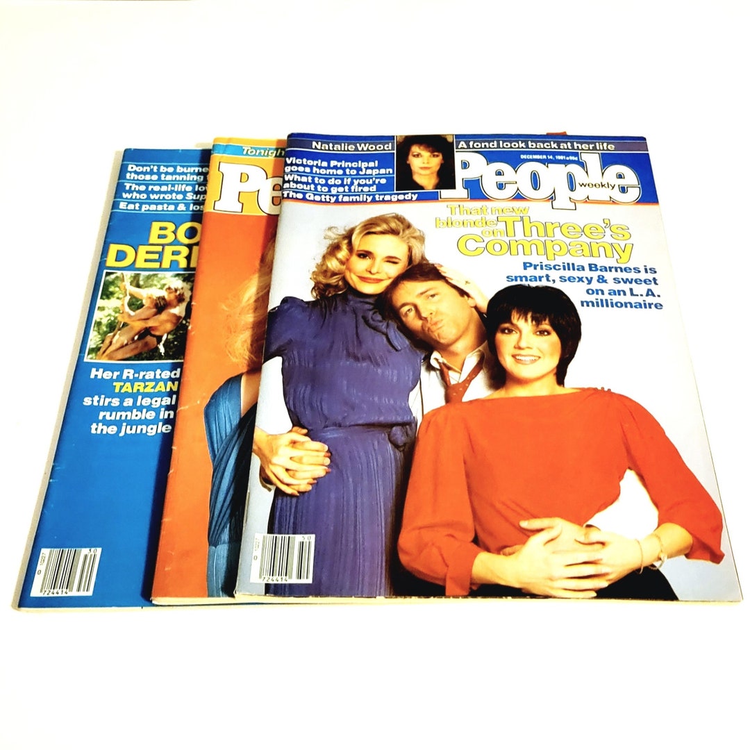 1981 People Magazines 3 Issues Three's Company Morgan Fairchild Covers ...