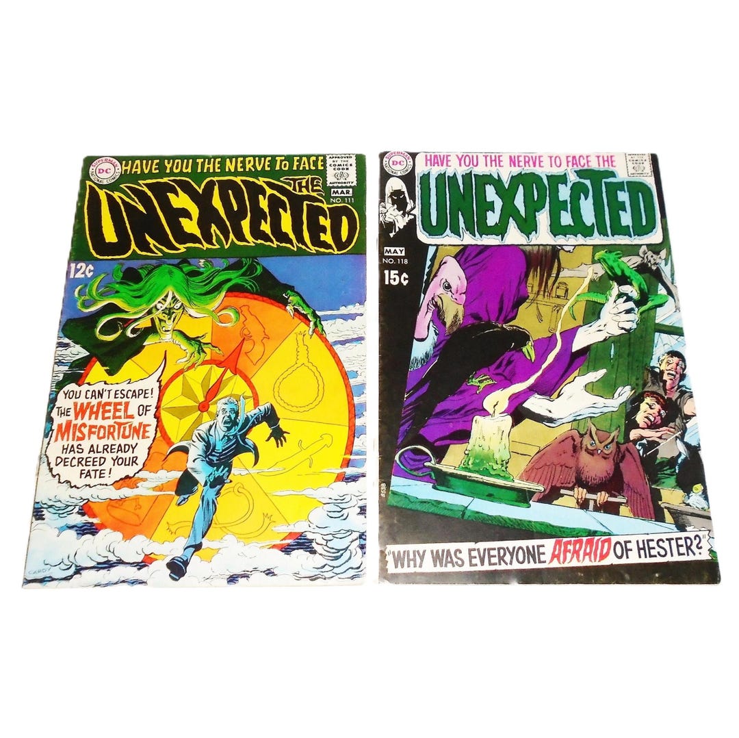 The Unexpected Comic Books Vintage DC Comics 111 and 118 - Etsy