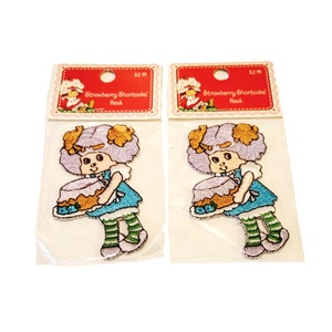 Strawberry Shortcake Patches Iron on With Bonus Angel Cake ONLY 2 ...