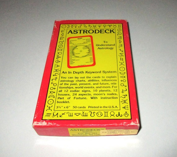 1981 Astrodeck Cards Understanding Astrology Guide Deck Unused | Etsy