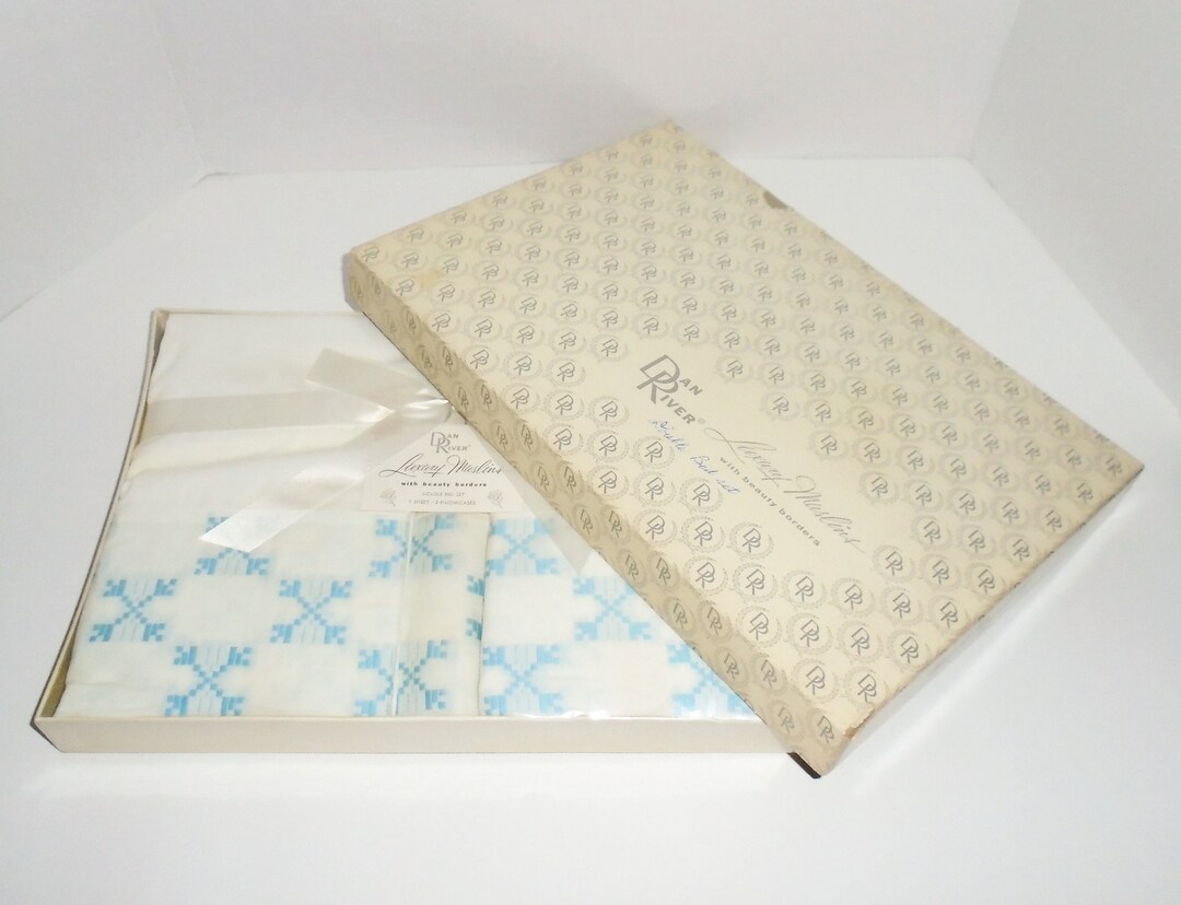 Vintage Muslin Sheets Full/double Dan River Bedding Set NOS - Etsy