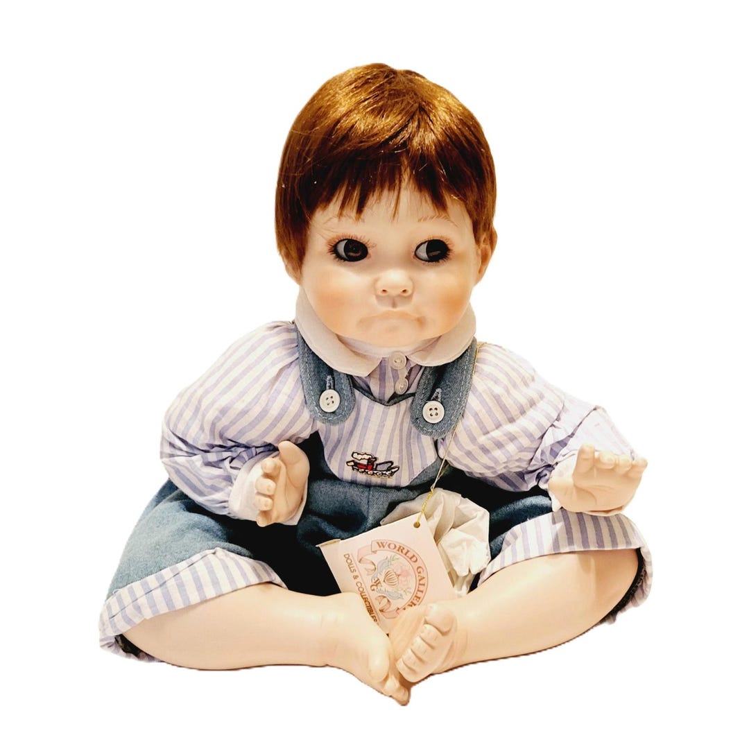 1992 Joshua Bisque Doll World Gallery Dolls With Box 393/5000 - Etsy