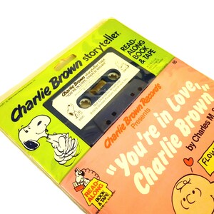 1978 You're in Love Charlie Brown Read Along Book and Cassette NIP - Etsy