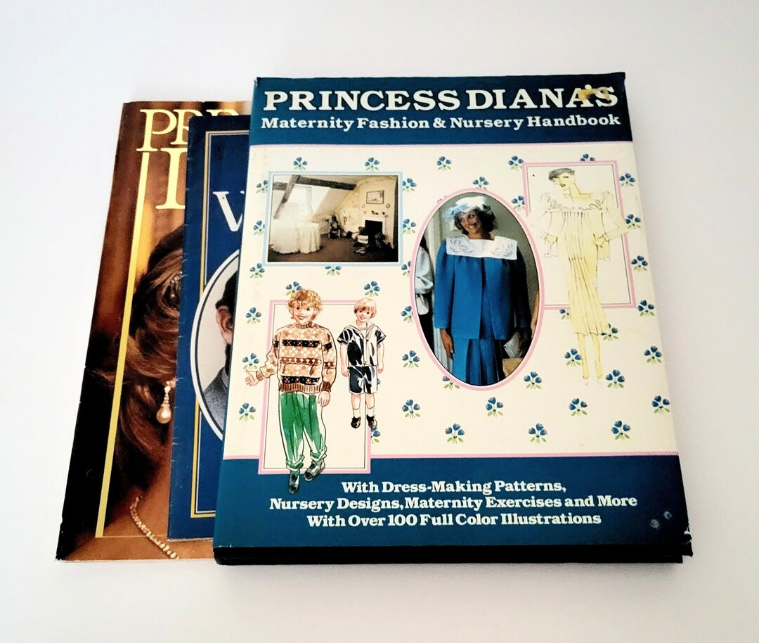 Princess Diana Books Maternity Fashion and Nursery Handbook 3pc - Etsy