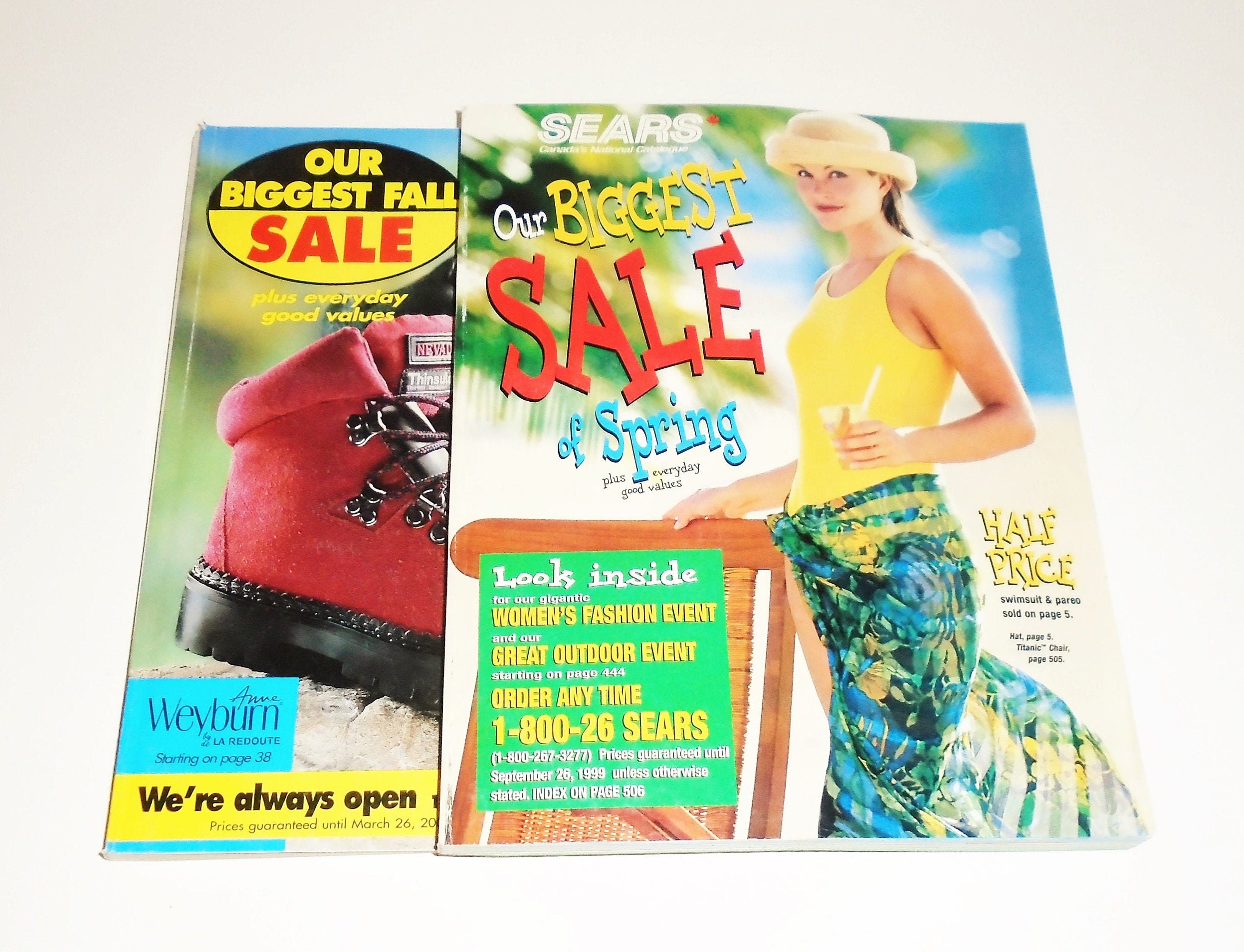 1999 Sears Catalogs Seasonal Sales Vintage Advertising | Etsy