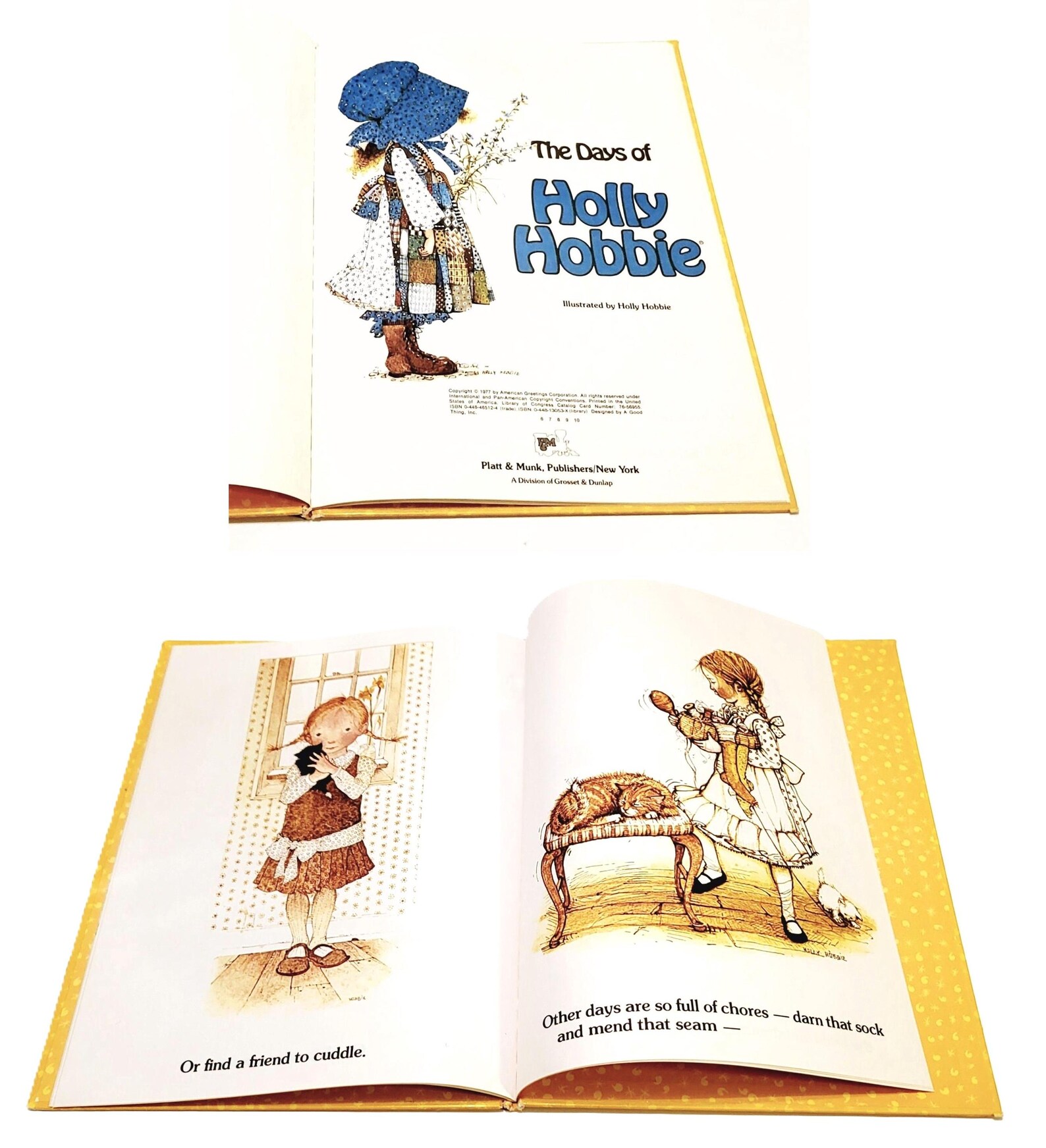 70s Holly Hobbie Candle Light Switch Cover and Book 3pc - Etsy