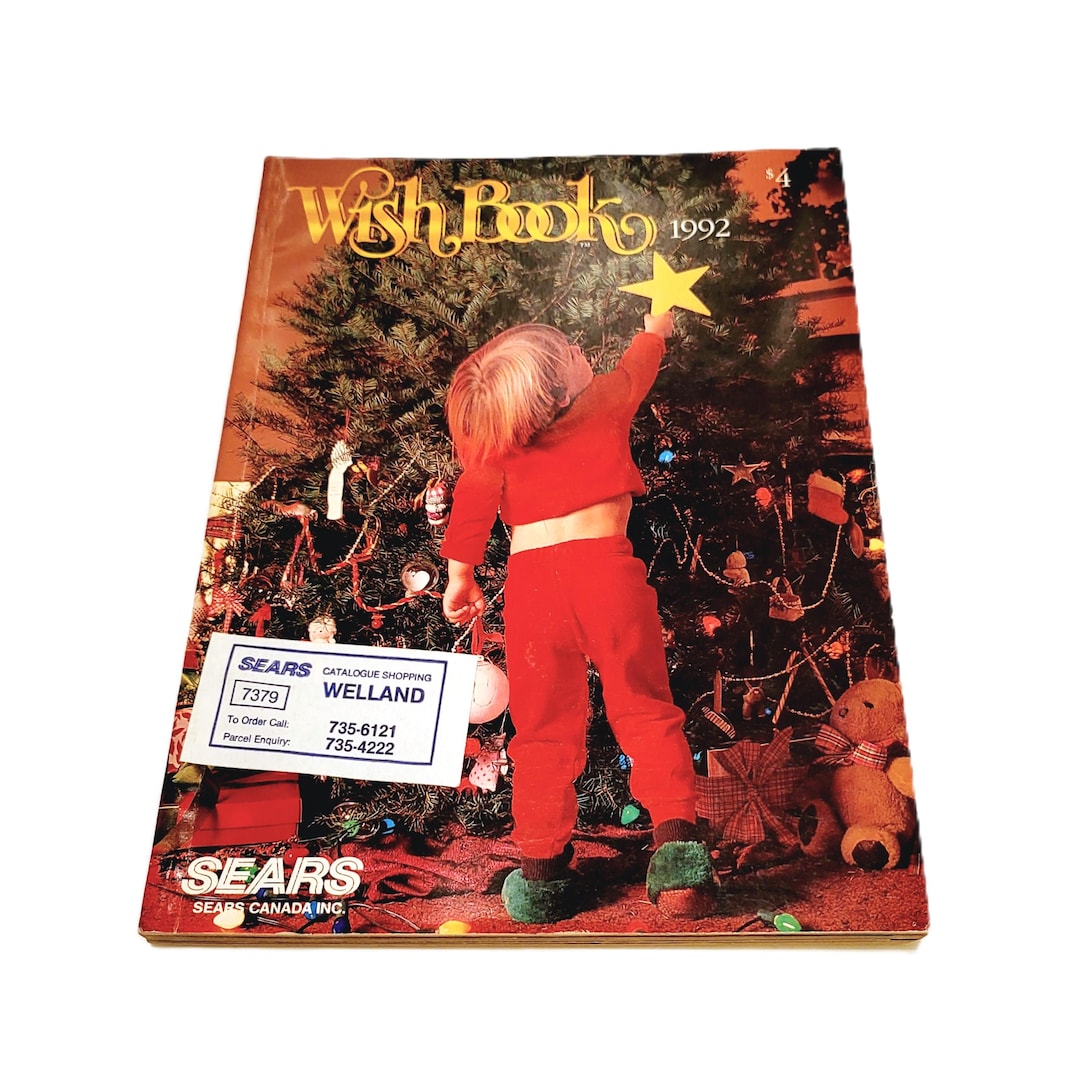 1992 Sears Wish Book Christmas Catalog Vintage Toy Advertising Etsy
