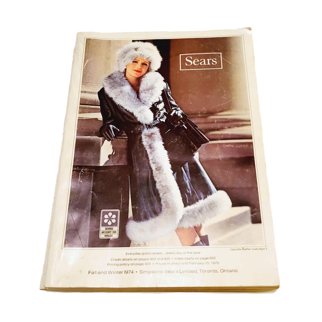 1974 Sears Catalogue Canada Fall and Winter 70s Fashion Advertising - Etsy
