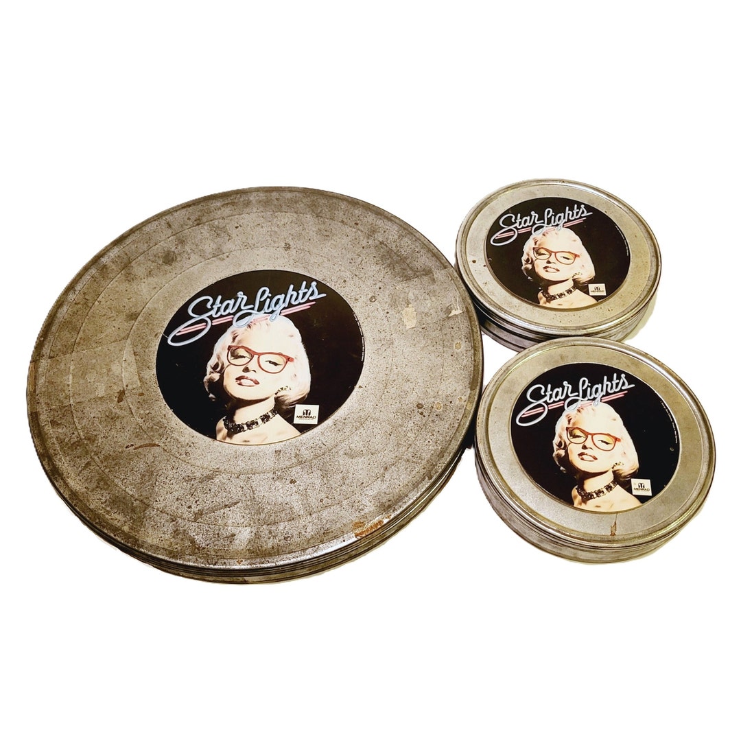 Marilyn Monroe Tins Film Reel Storage Tins Eyewear Advertising - Etsy