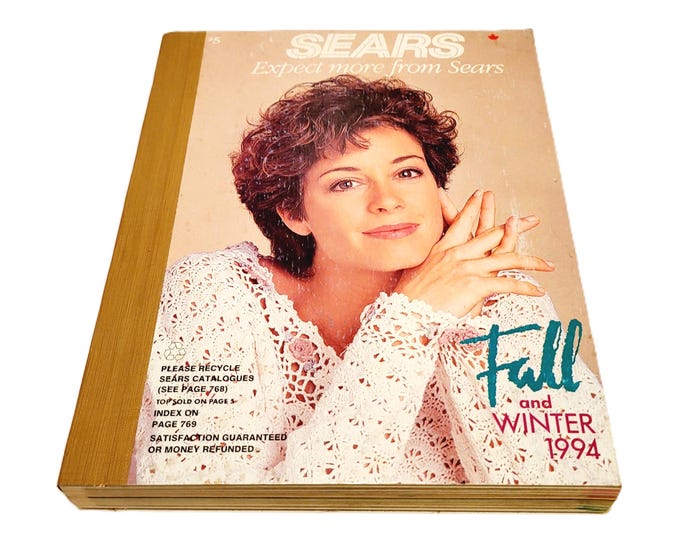 1994 Sears Catalog Fall and Winter Hardcover Counter Book Unused - Etsy