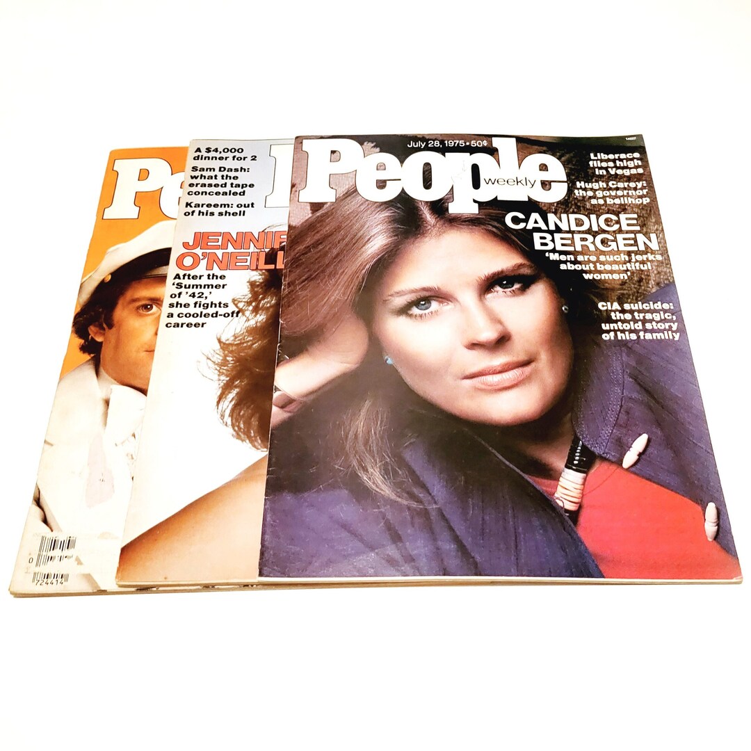 1975 People Magazines Candice Bergen Jennifer O'neill Covers 3 Issues ...