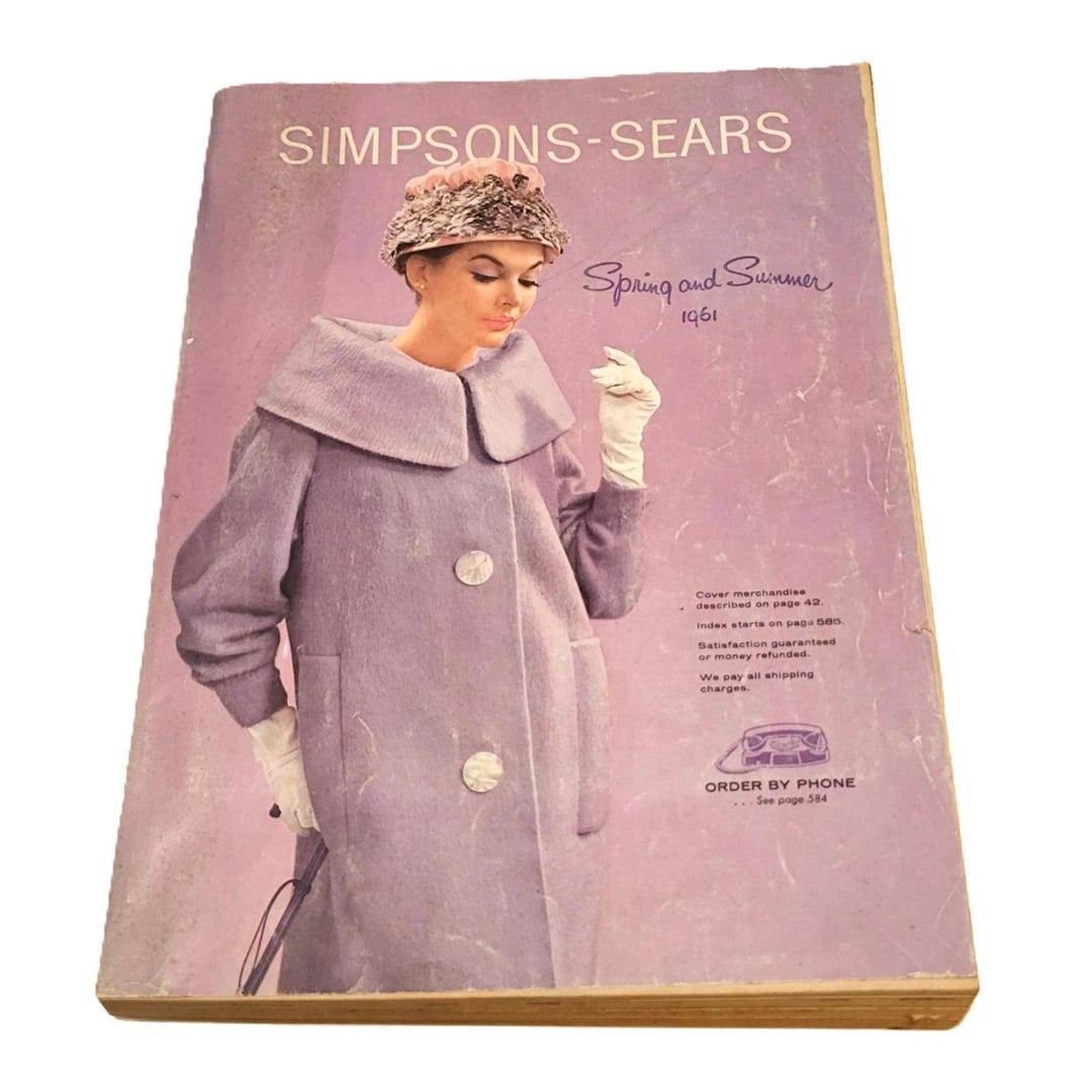 1961 Simpsons Sears Catalogue Spring and Summer Dept Store Advertising ...