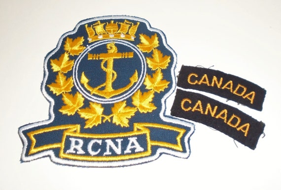 Vintage RCNA Patch Royal Canadian Naval Association a… - Gem