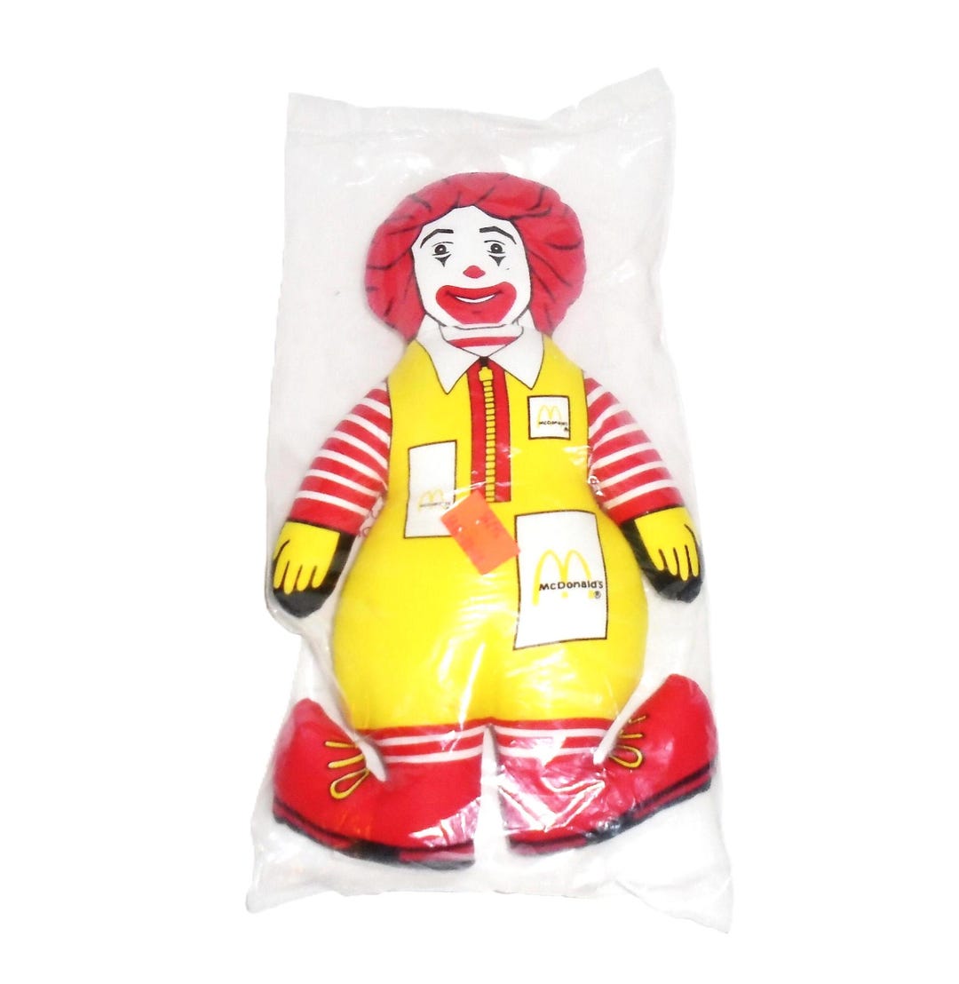 1984 Ronald Mcdonald Plush Mcdonalds Premium Toy NIP - Etsy