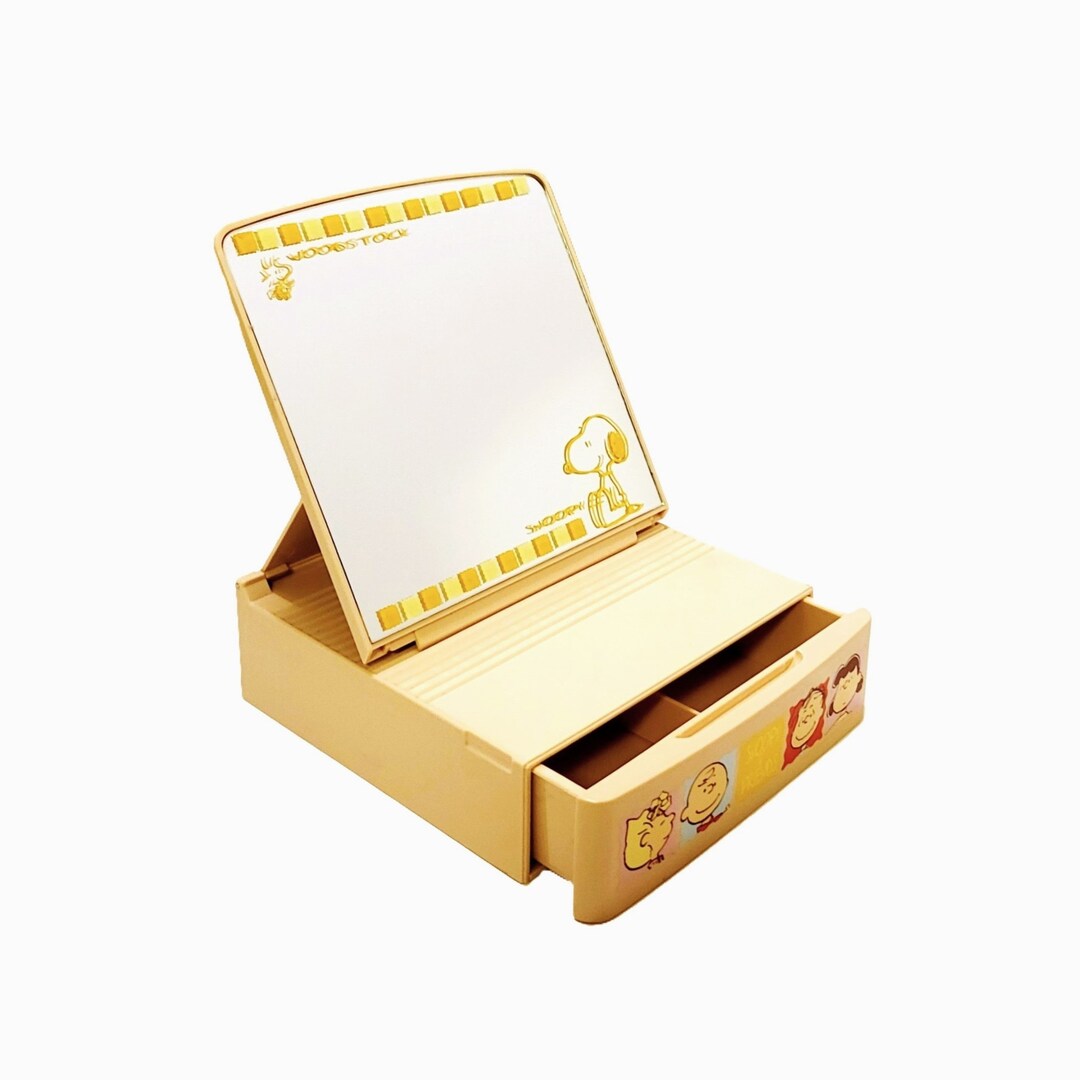 70s Snoopy Vanity Mirror Vintage Peanuts Jewelry Box - Etsy