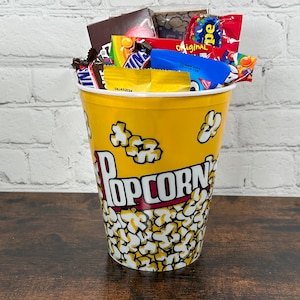 Popcorn Bucket - Small Goodie Gift Basket - Etsy
