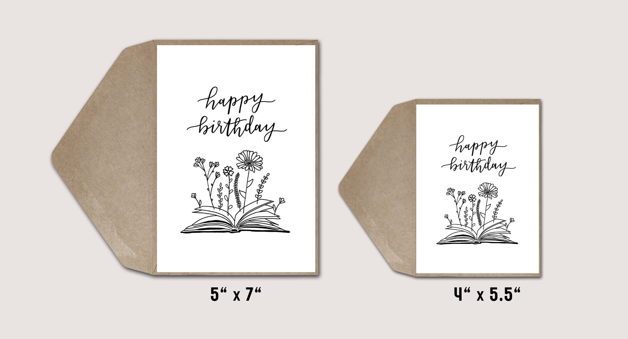 Pack of 3 Birthday Cards for Book Lovers // Birthday Card, Birthday ...
