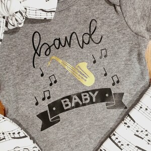 Band Baby, Saxophone, Jazz, Marching, Baby Boy, Baby Girl, Unisex ...