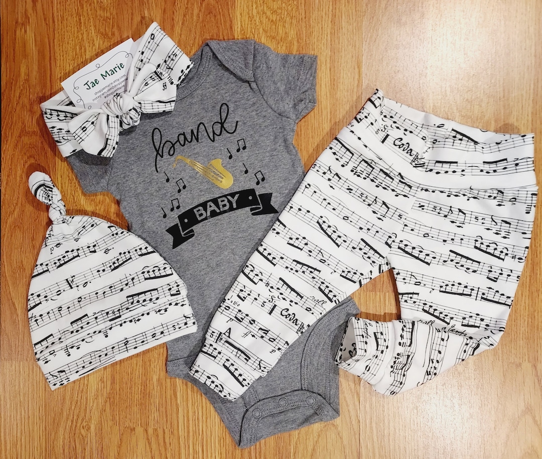 Band Baby, Saxophone, Jazz, Marching, Baby Boy, Baby Girl, Unisex ...