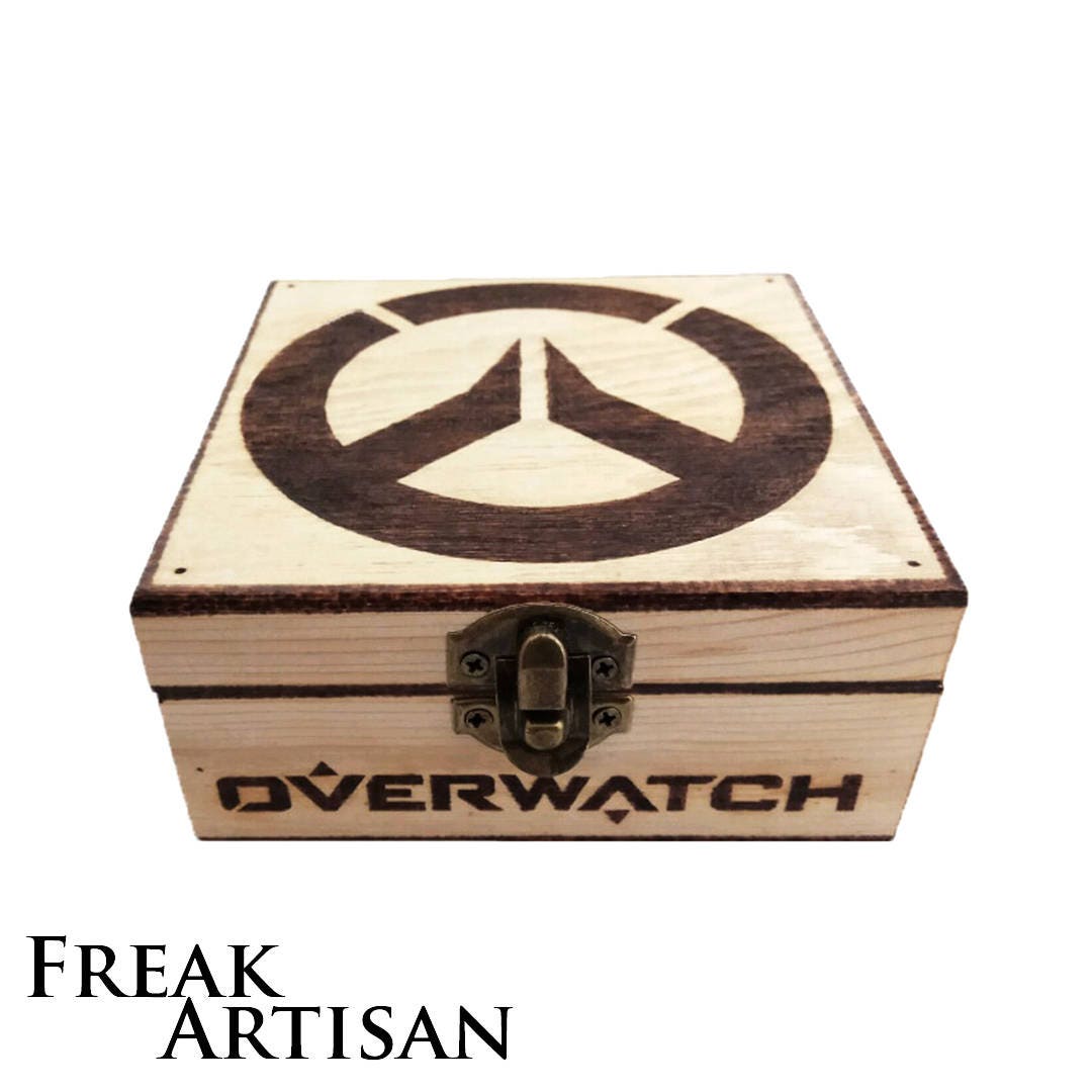 Overwatch Wooden Box Pyrography. Video Game - Etsy