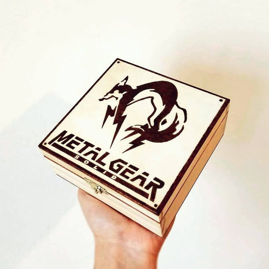 Metal Gear Solid Wooden Box Pyrography. Big Boss Snake Kojima - Etsy