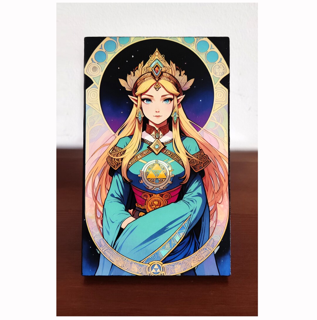 Zelda Fanart on Wood. Video Games Decoration, the Legend of Zelda - Etsy